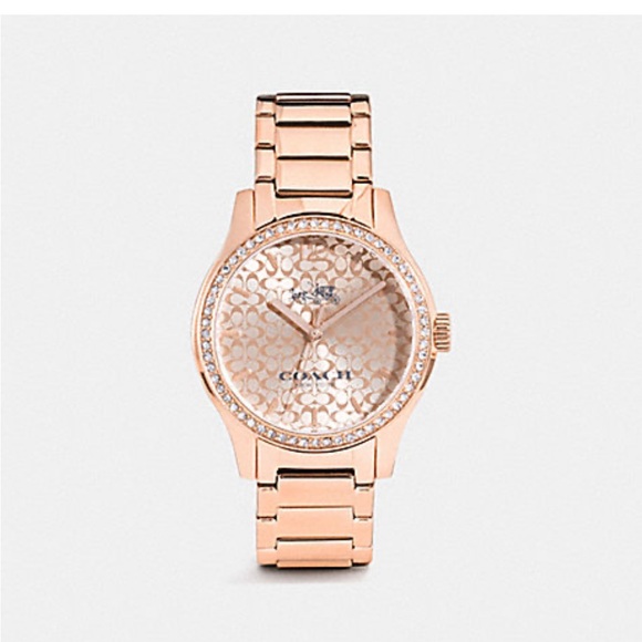 Coach | Accessories | Nib Coach Maddy Rose Gold Watch | Poshmark